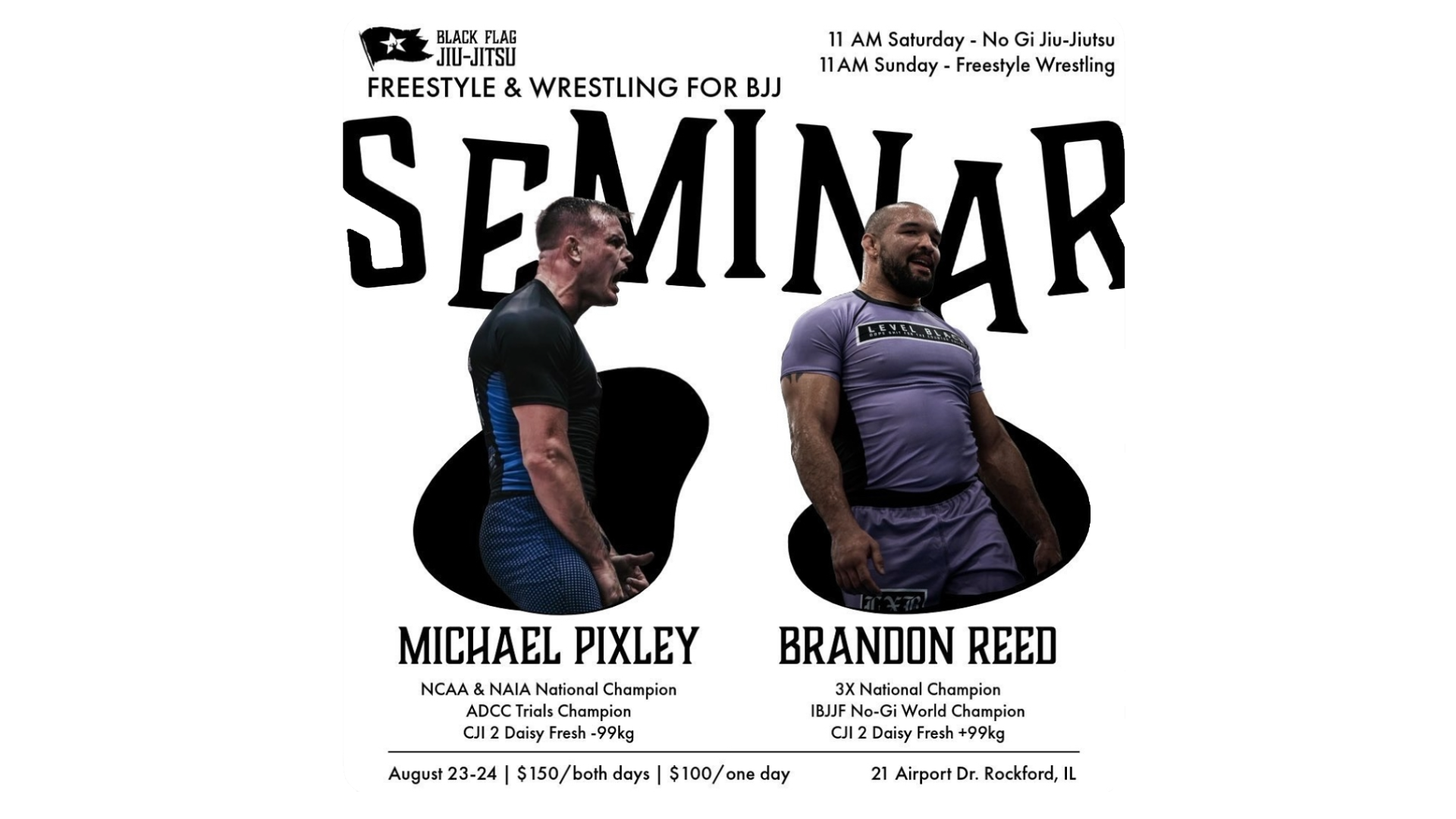 Wrestling for BJJ Seminar - Michael Pixley & Brandon Reed